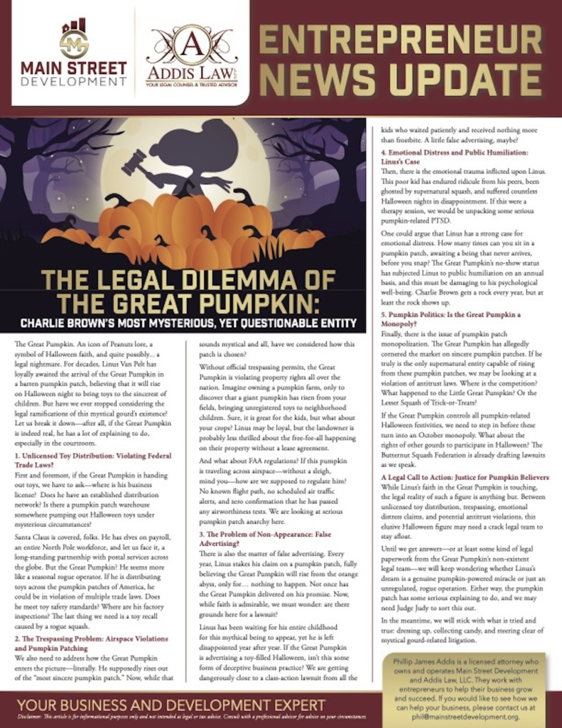 The Legal Dilemma of the Great Pumpkin: Charlie Brown's Most Mysterious ...